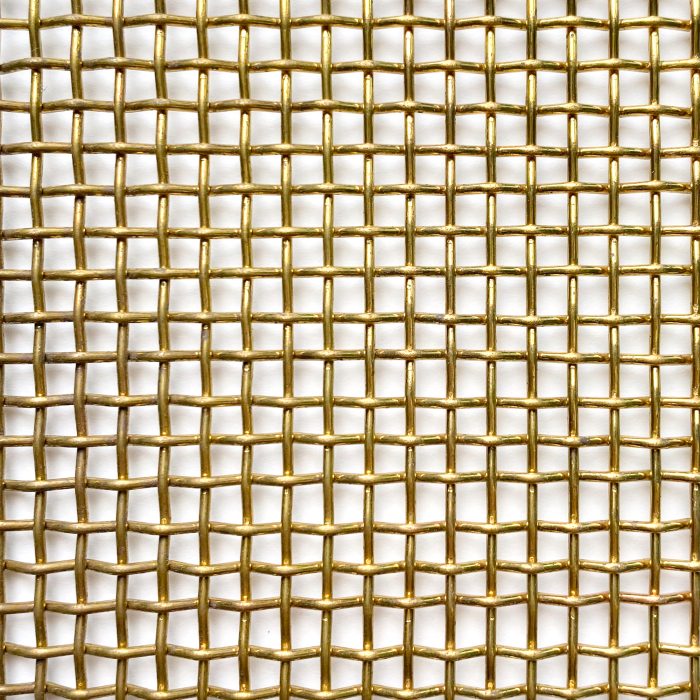 Brass woven wire mesh in-stock range, ready to ship by Arrow Metal