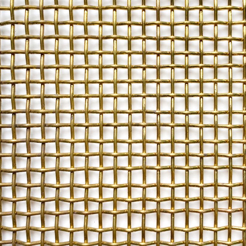 Brass woven wire mesh in-stock range, ready to ship by Arrow Metal