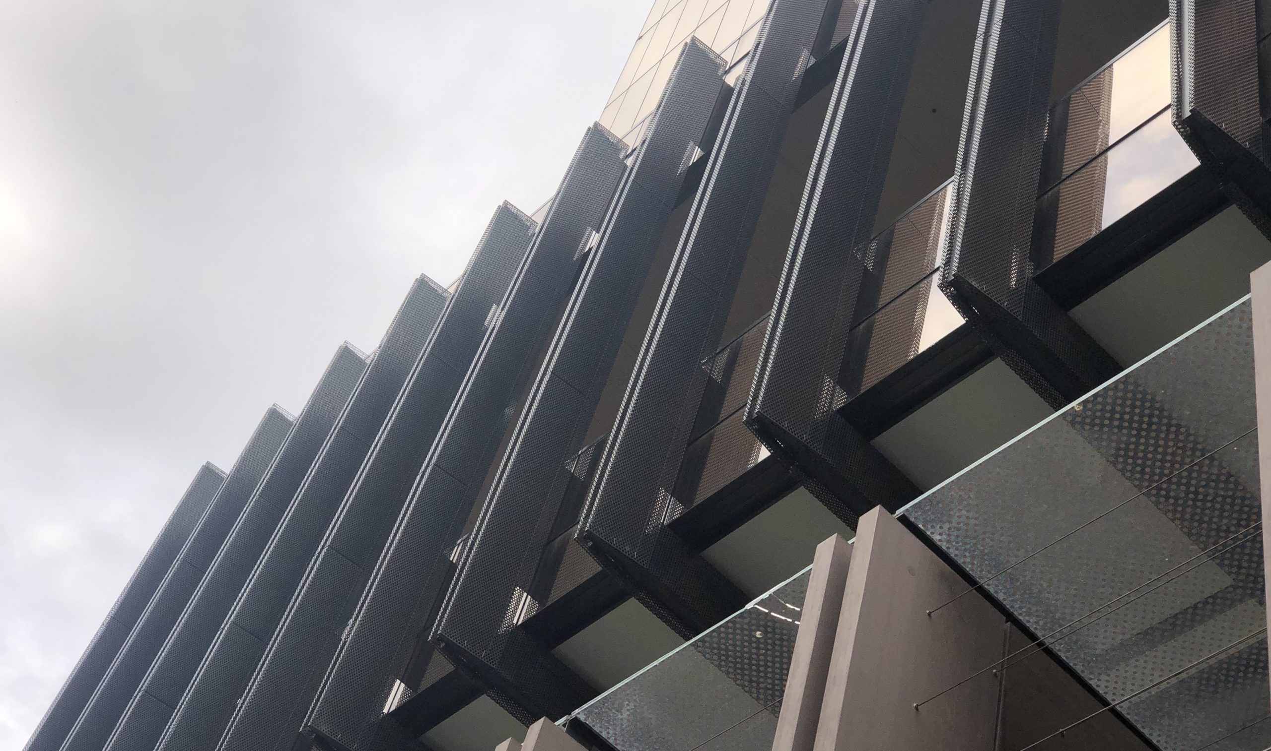 Perforated metal panels by Arrow Metal at The Westin Perth - Arrow Metal