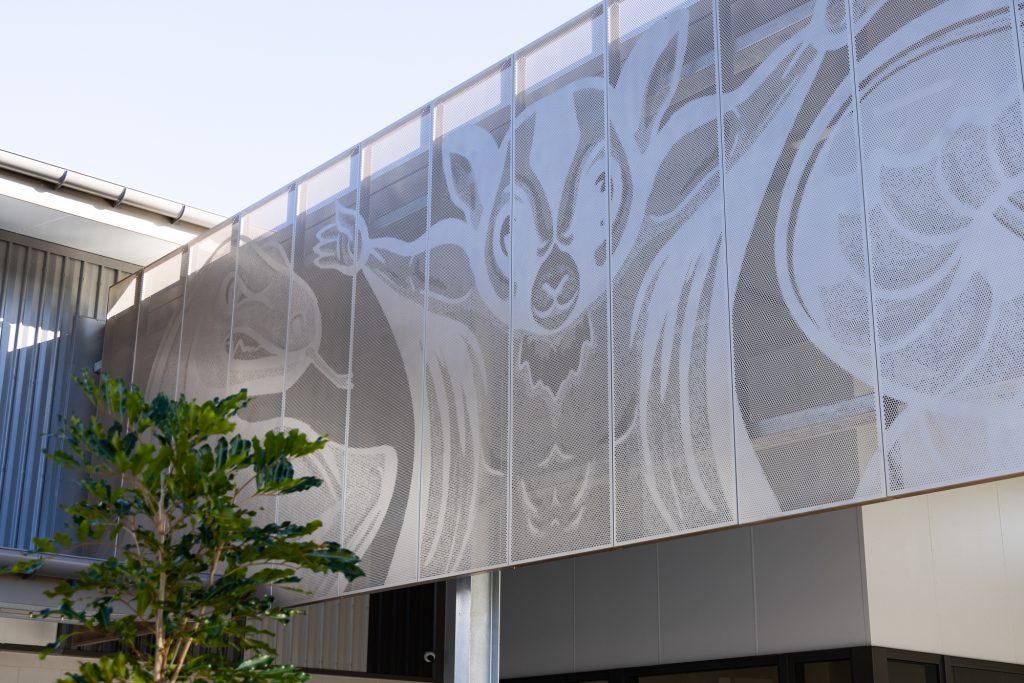 Perforated Signage, Thuringowa State High School - Arrow Metal
